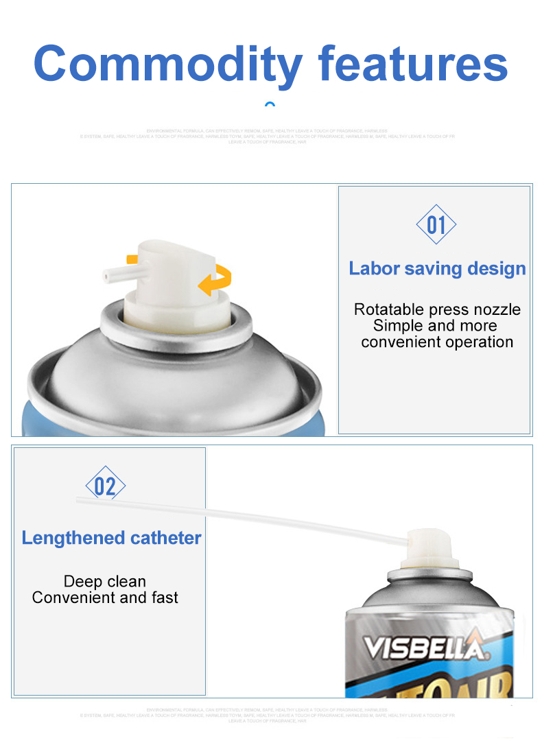 Car aircon Cleaner Spray air conditioner disinfectantspray Home Air ...