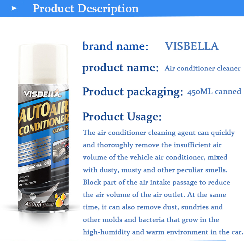 Car aircon Cleaner Spray air conditioner disinfectantspray Home Air ...