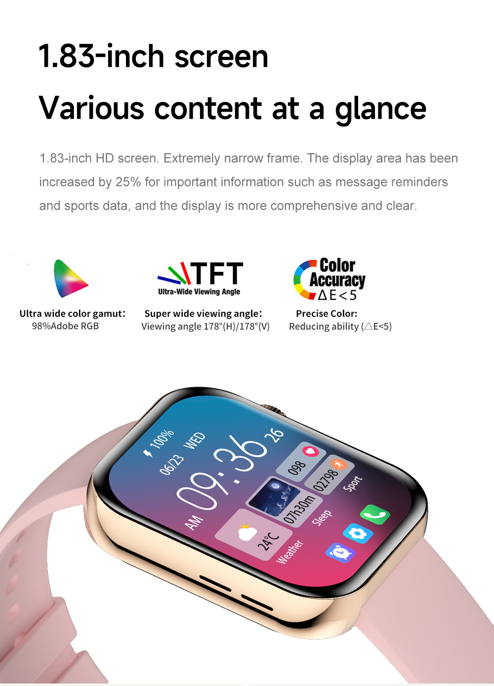 F3 Smart Watch 1.83 Inch NFC GPS Tracker 240*284 TFT Screen Men ...