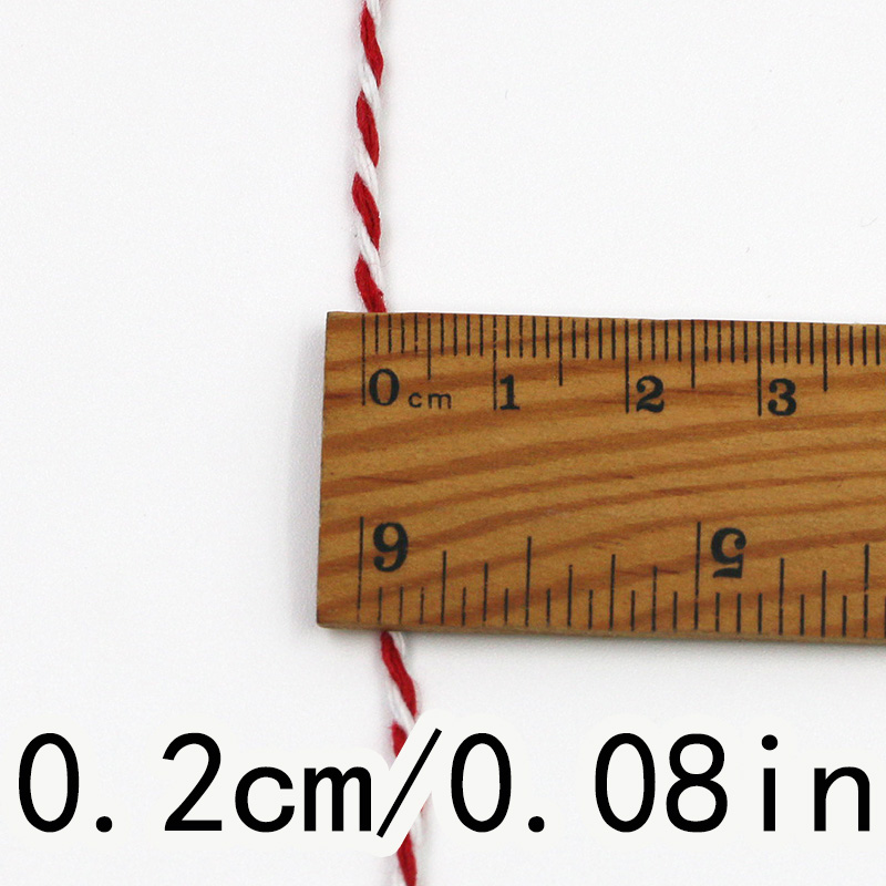 100m/roll 2mm Wide Colorful Cotton Thread Rope Braided Rope Binding ...