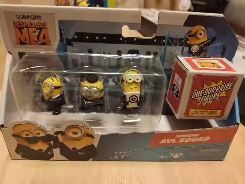 Minions Despicable Me 4-4 Figure Packs AVL Squad | 2 inch Collectible ...