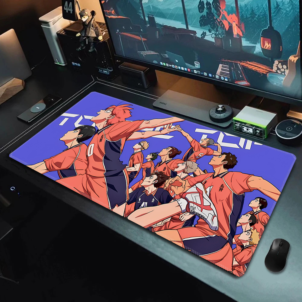 Mouse Pad Gaming Desk Mat Haikyu!! Karasuno Waterproof Anti-Slip ...