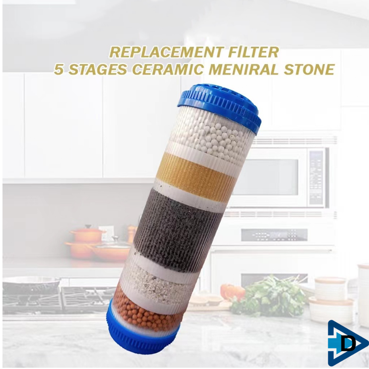 Alkaline Replacement Filter 10 inches Replacement Filter standard size ...