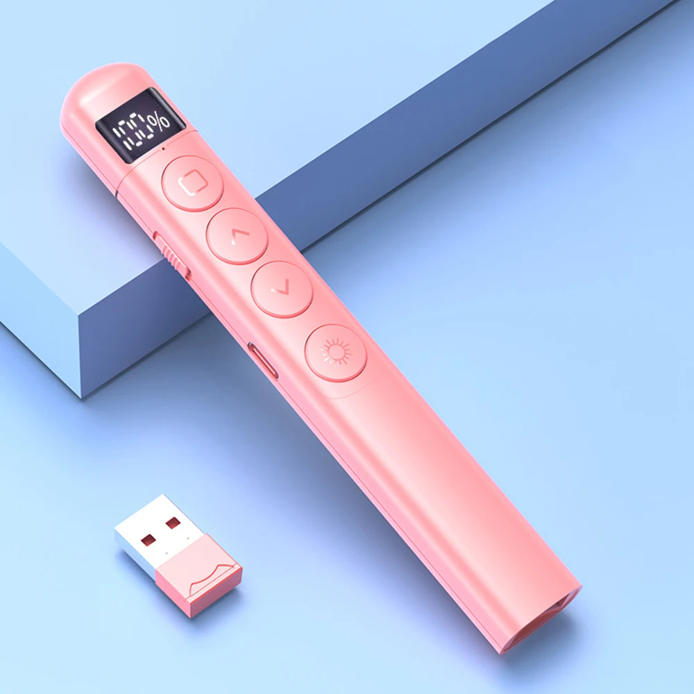 Presentation Clicker 2.4GHz Wireless Presenter Remote PPT Clicker for ...