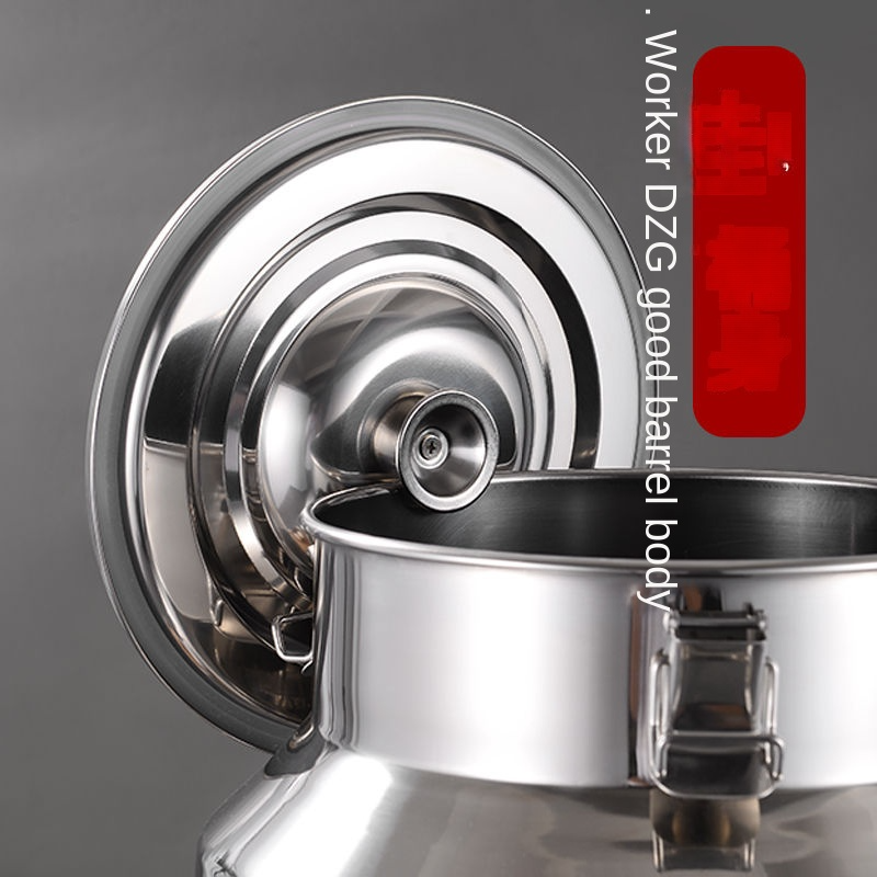Stainless Steel Edible Oil Barrel Thickened Sealed Barrel Vacuum Milk ...