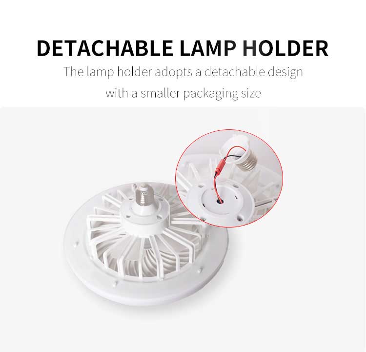 LED Remote Control Ceiling Fan Chandelier E27 Fan Light Tri-color ...