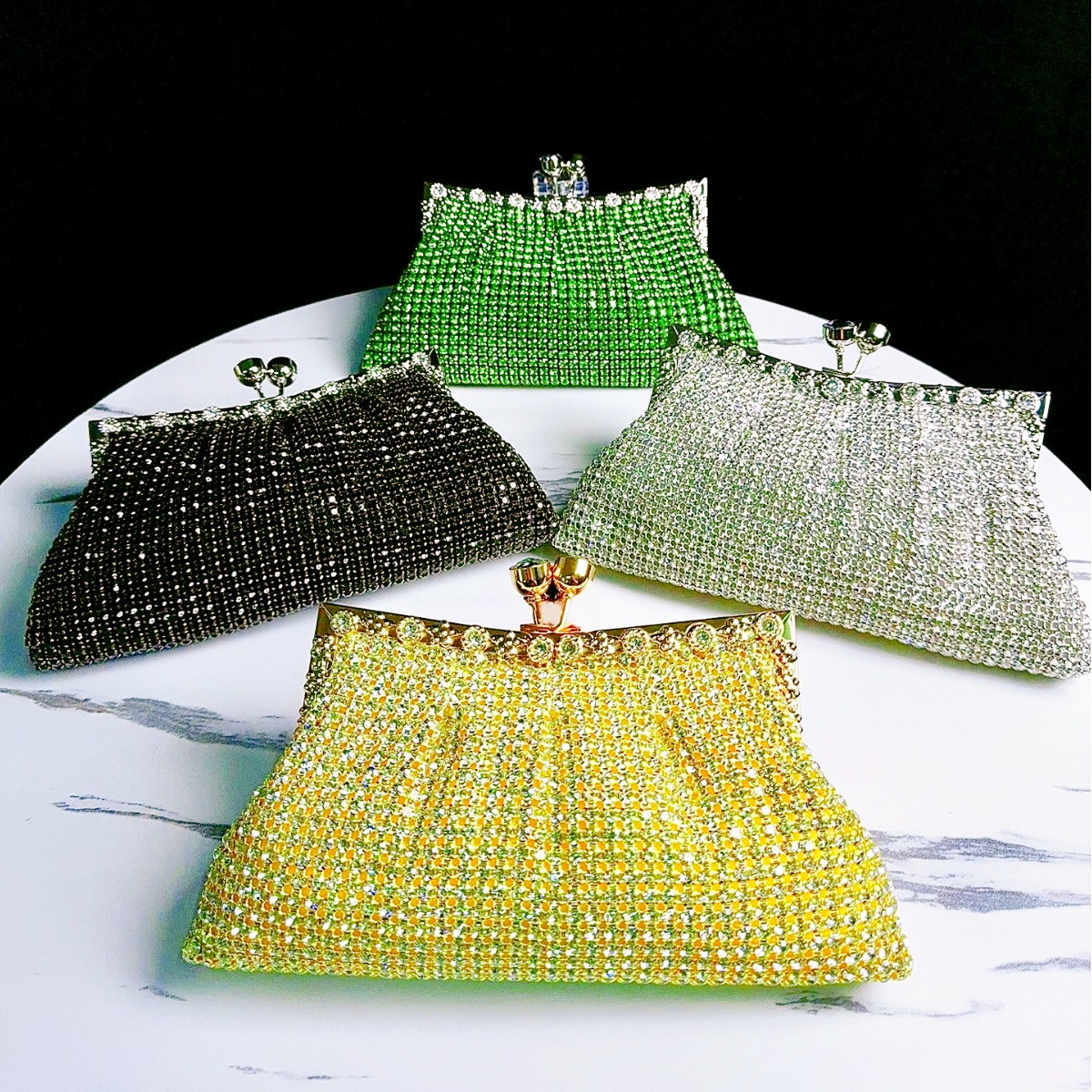 European and American sling bag for woman Luxury Diamonds shoulder bag ...