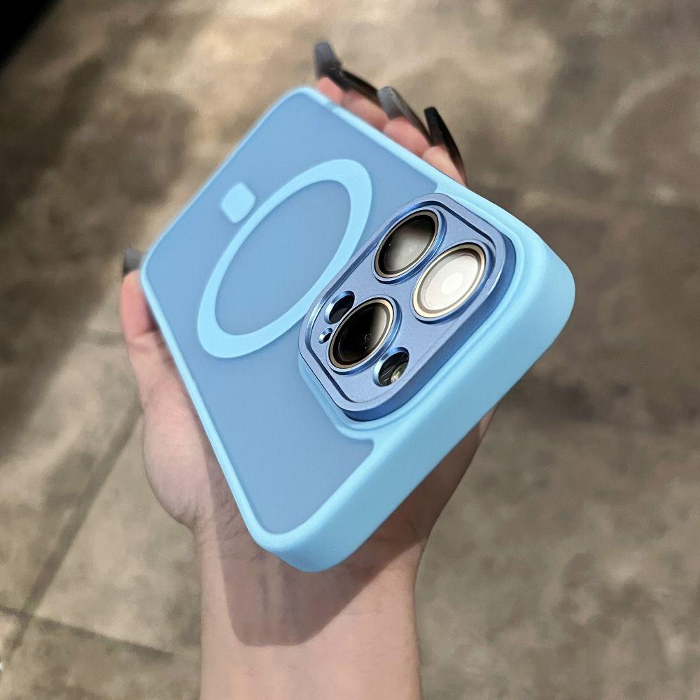 Luxury Metal camera protection Matte Magnetic attraction Phone Case ...