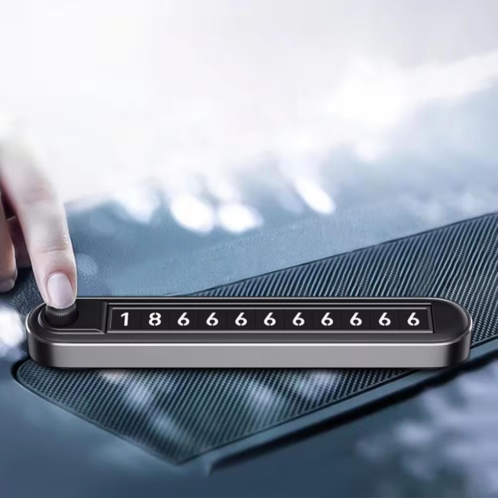 Double number Car Parking Card for men High end Car Temporary Parking ...