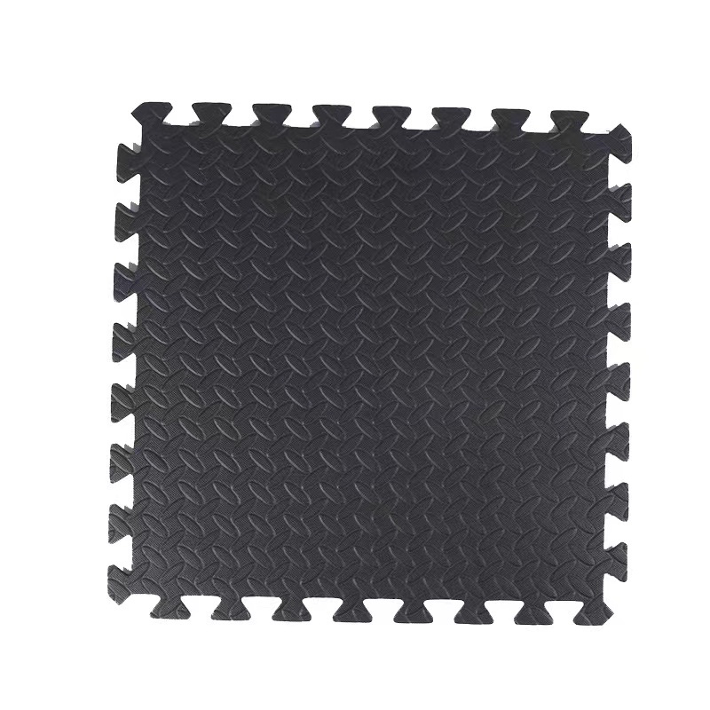 Gym Puzzle Mat Exercise Floor Mat Interlocking Tiles 24"x24" For Home ...