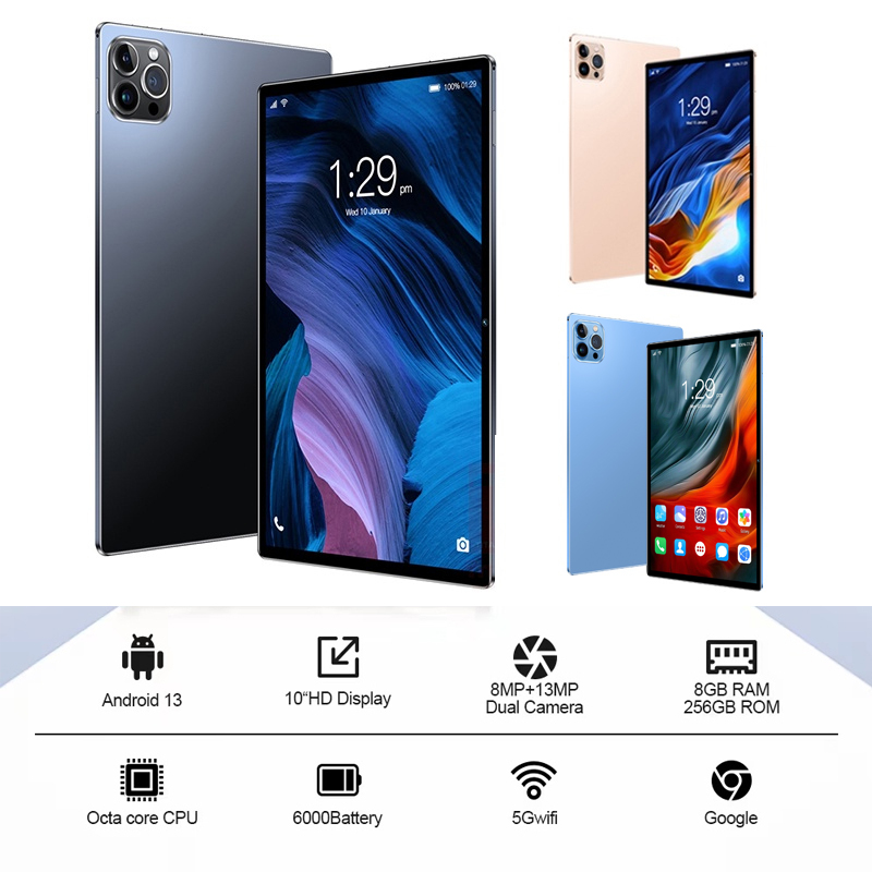 YOOKIE SPARK TAB 5G Android Tablet 10-inch Android 13 12GB+512GB ...