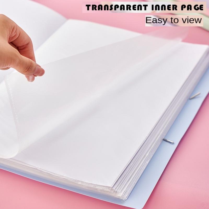 Clear Book Long Clear Folder Organizers Expanding File Folde ...