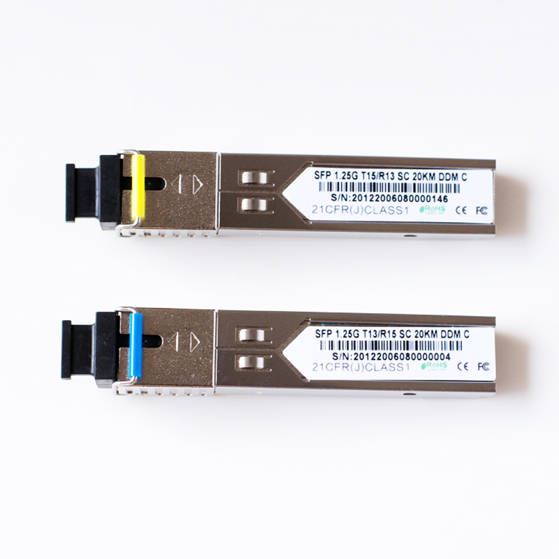 SC Gigabit Media Converter SFP Transceiver Module 20KM 1000Mbps Fast ...