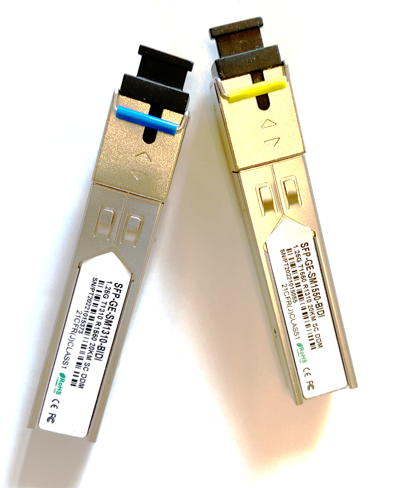 1 Pair Single Mode SC Connector Optical fiber Transceiver Compatible ...