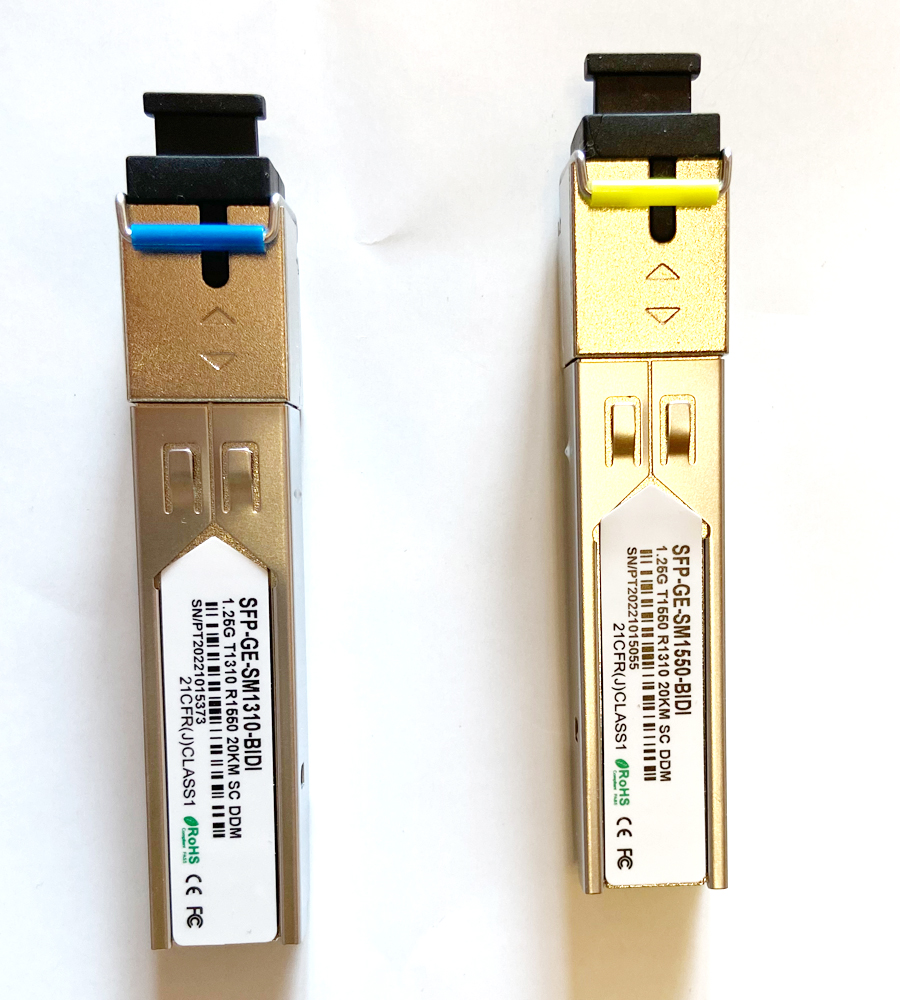 1 Pair Single Mode SC Connector Optical fiber Transceiver Compatible ...