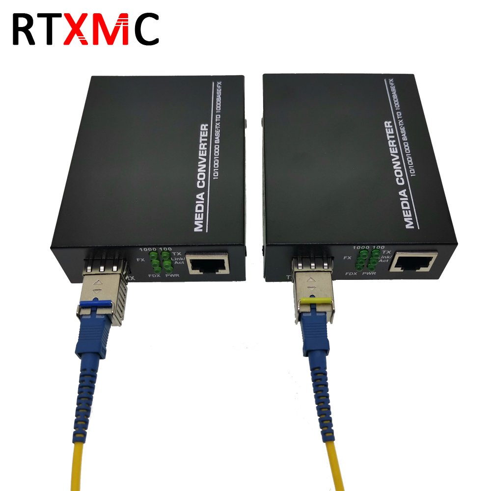 Gigabit Media Converter SFP Transceiver Module 1000Mbps Fast Ethernet ...