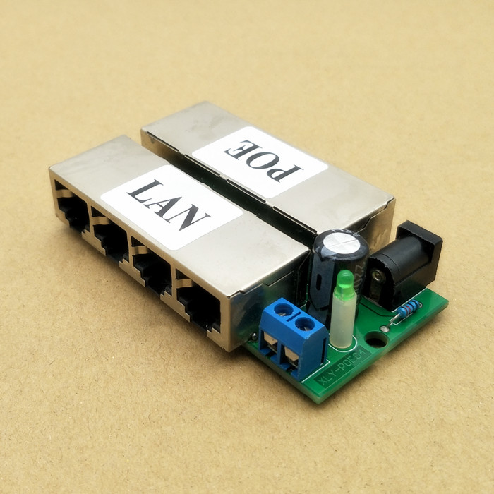4 Ports POE Injector Power Switch Passive Supply Module Combiner ...