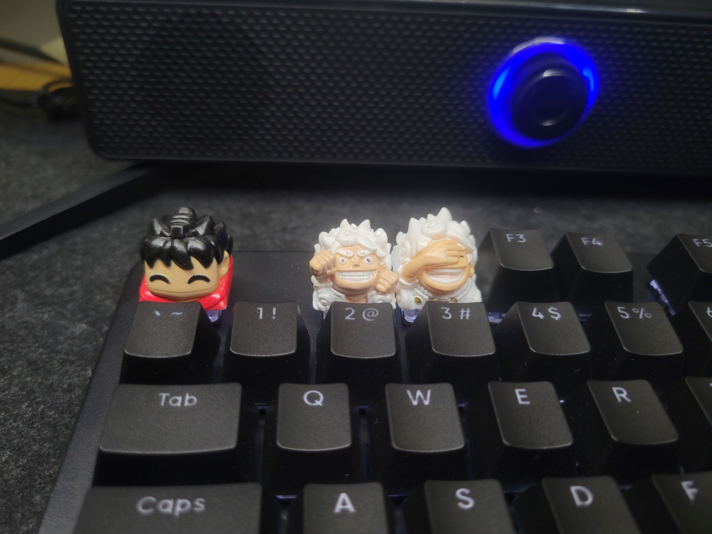 3D Cartoon One Piece Style Key Cap For Mechanical Keyboard, Hand Made ...