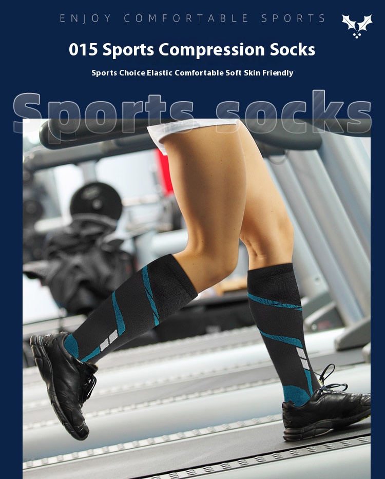New men's women's compression stockings, sports elastic stockings ...