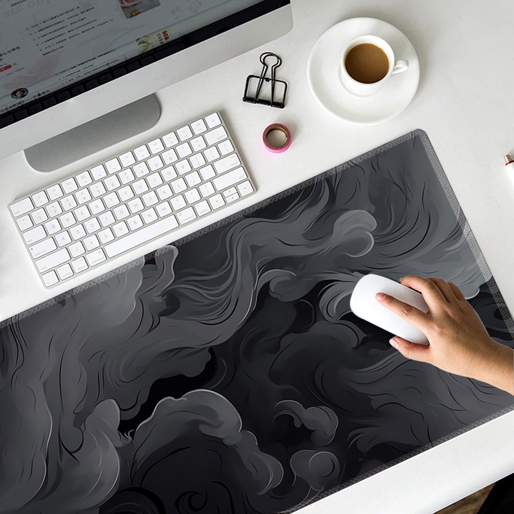 Cloud Mousepad Extended Mousepad Large Gaming Mousepad Stitched Edge ...