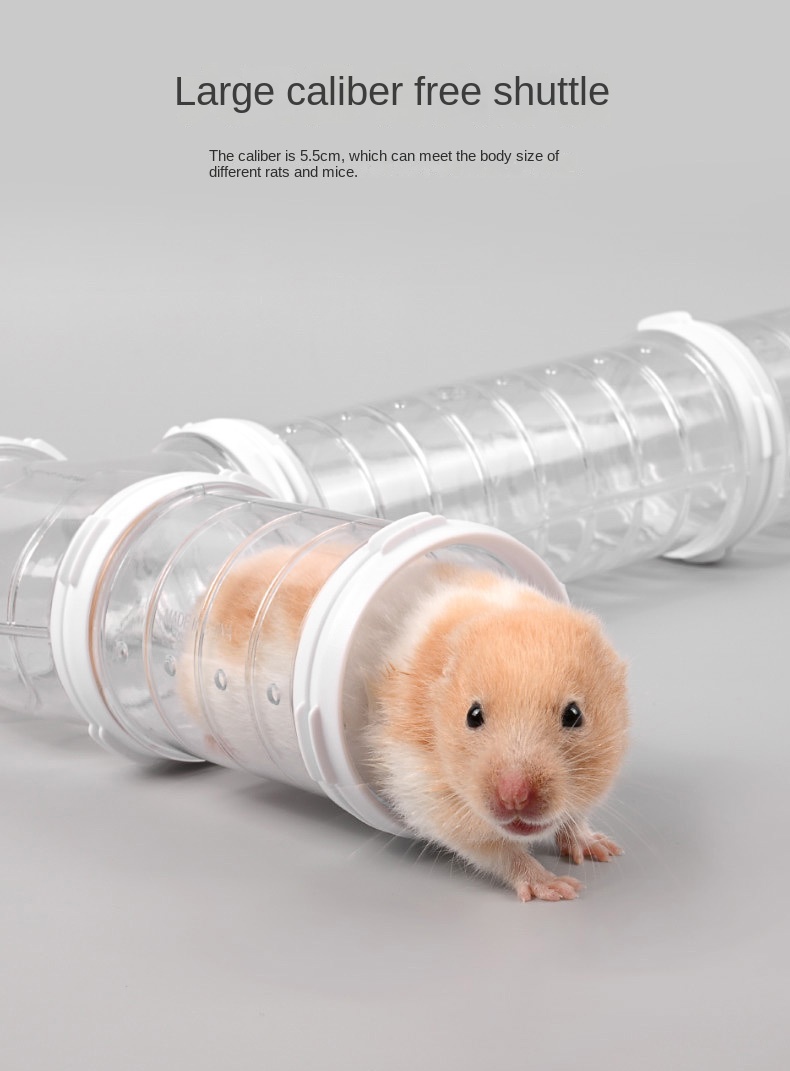 Hamster External Pipe Toy Golden Bear DIY Landscaping Set Pipe Hamster ...