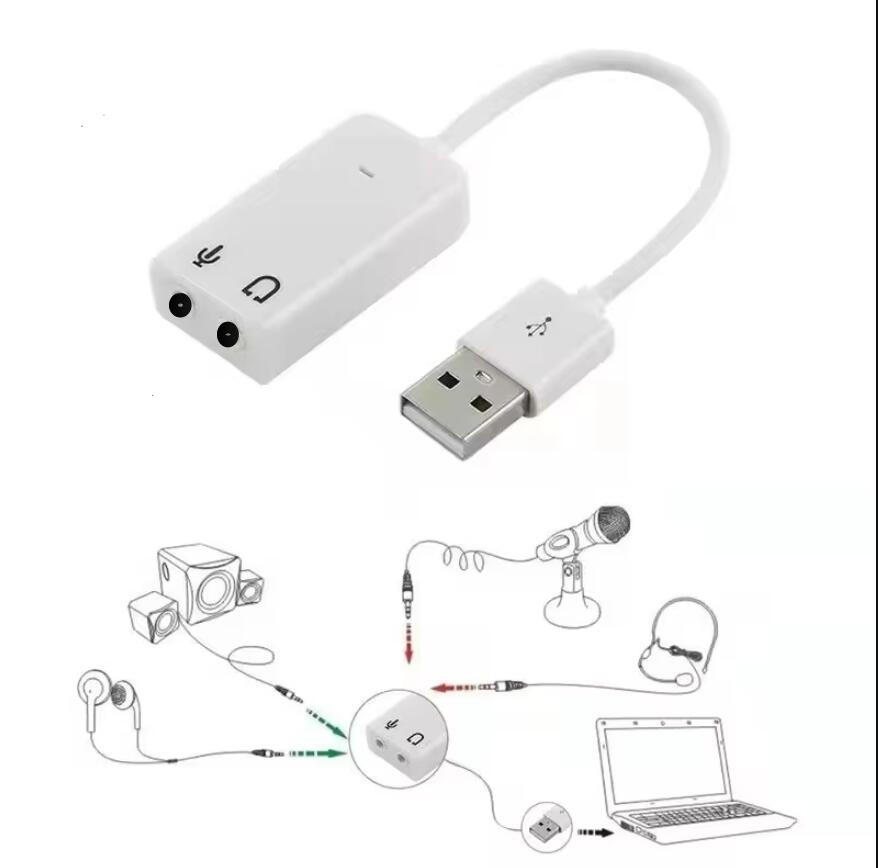 Introducing the new USB audio adapter external sound card equipped with ...