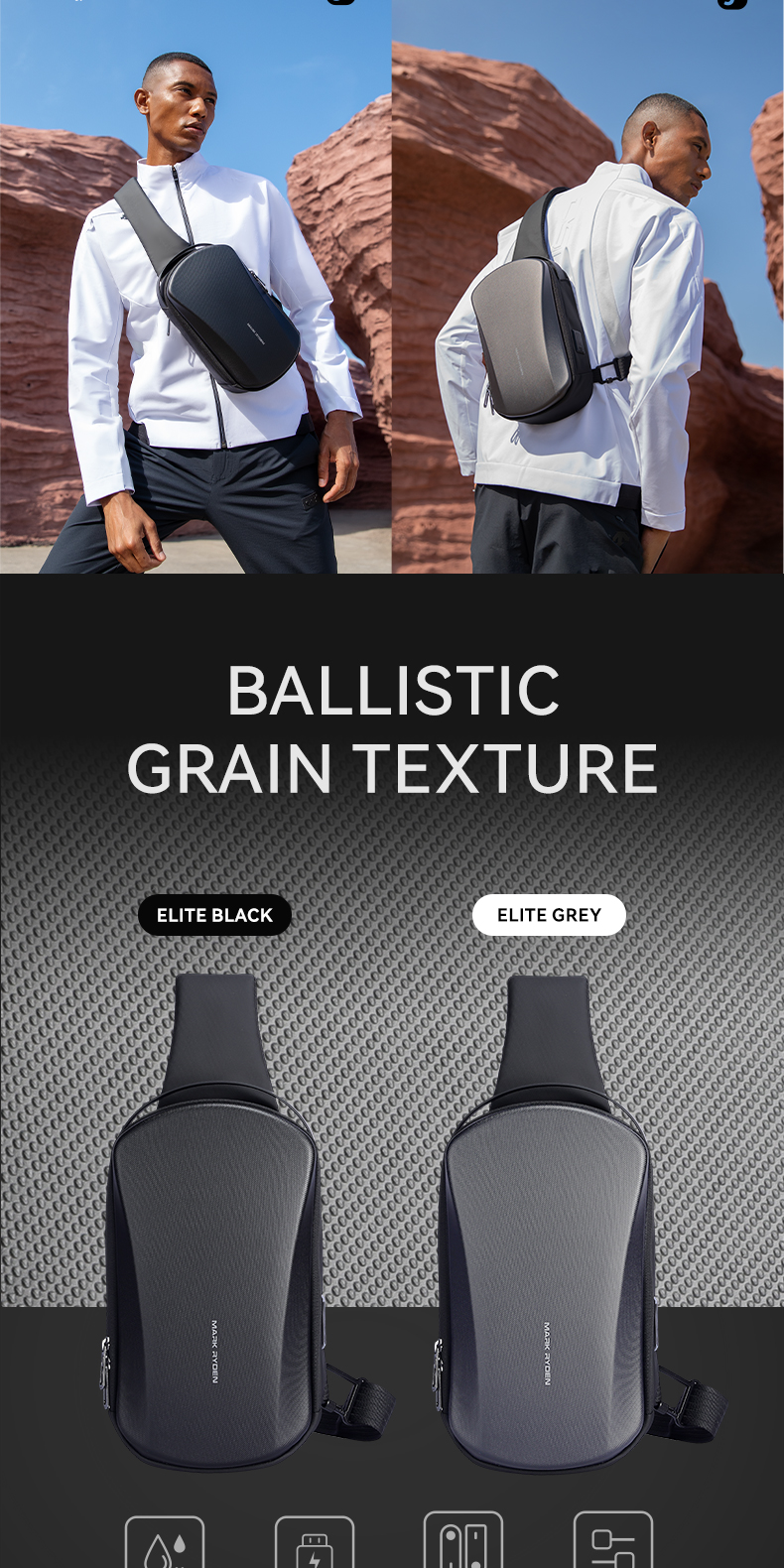 MARK RYDEN Crossbody bag Men Travel Sling Bag | Shopee Philippines