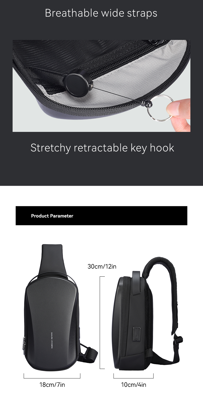 MARK RYDEN Crossbody bag Men Travel Sling Bag | Shopee Philippines