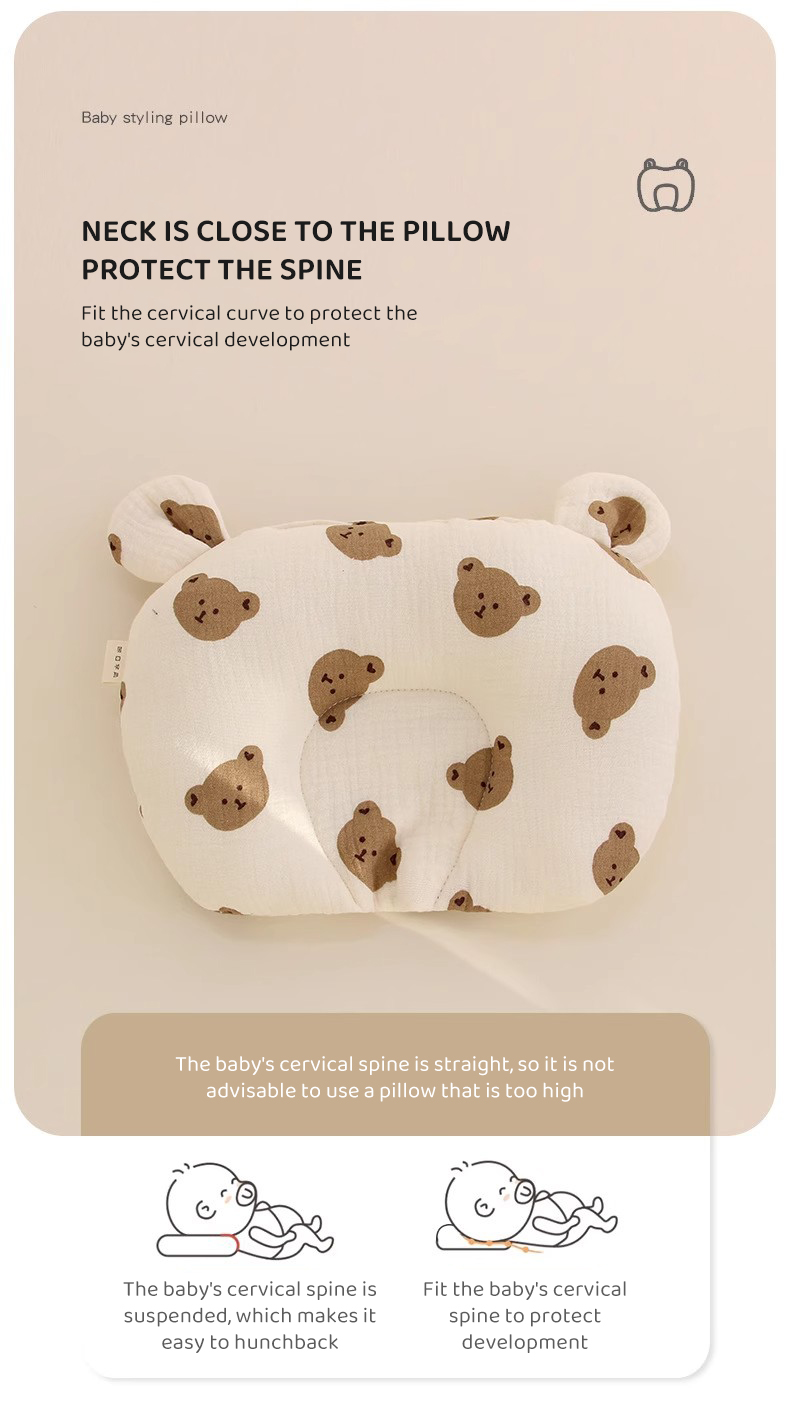 Baby shaped pillow 1-3 years old Bucket Pillows Prevent Head Distortion ...