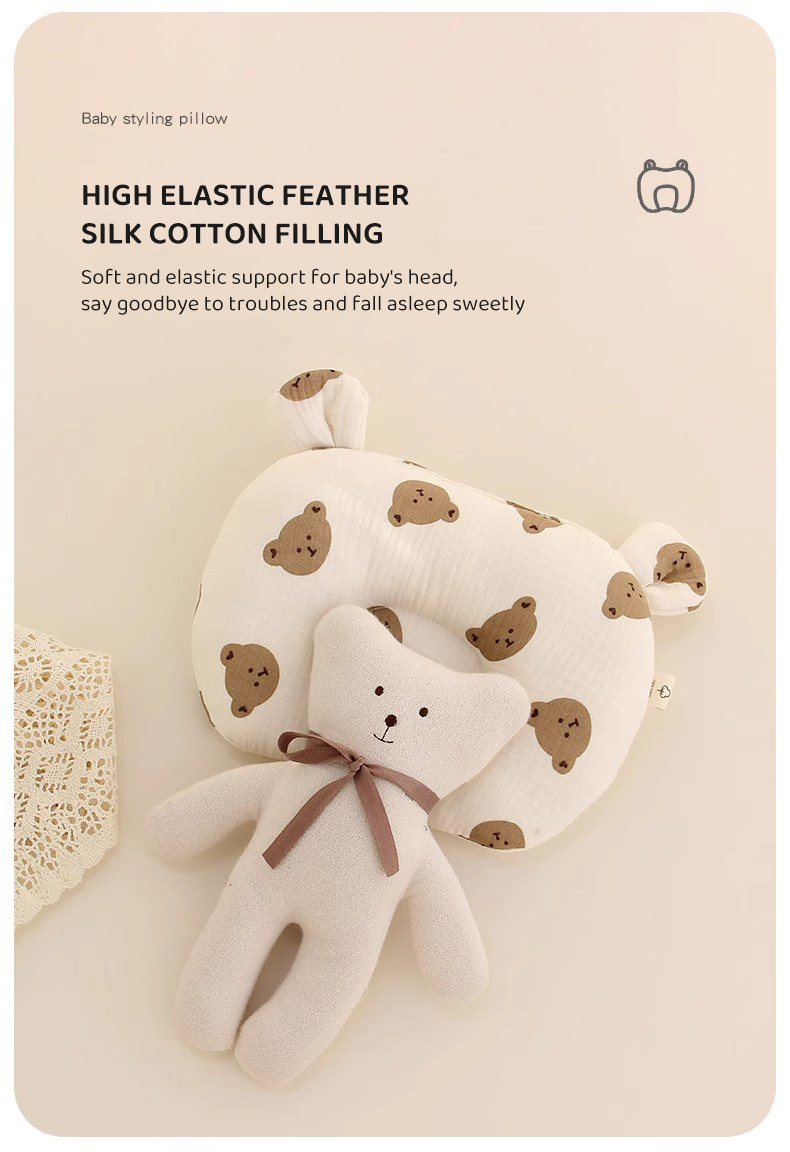 Baby shaped pillow 1-3 years old Bucket Pillows Prevent Head Distortion ...