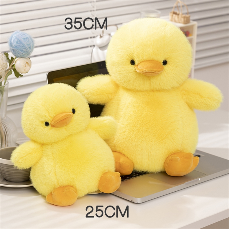 Cute Duck Plushie Yellow Duck Plush Toys Stuffed Animal White Ducky ...