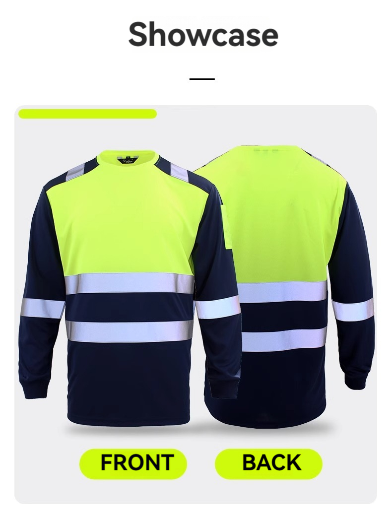 Reflective Shirt for Men Construction Long Sleeve Mining Safety Shirts ...