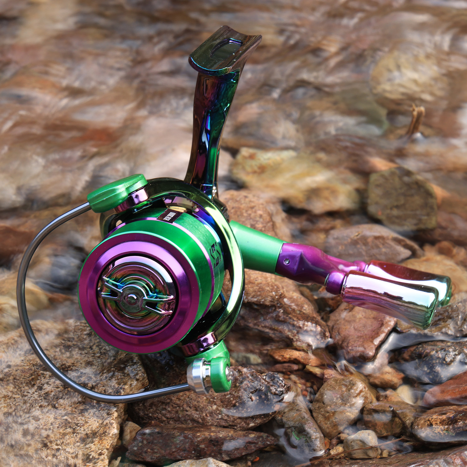 Sougayilang Spinning Fishing Rod Colorful Fishing Rod&Reel&Line&Lure ...