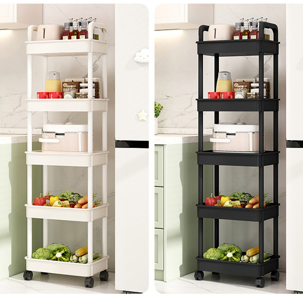 【70% Off Clearance Sale】⚡5-Tier Trolley Cart Organizer Kitchenware ...