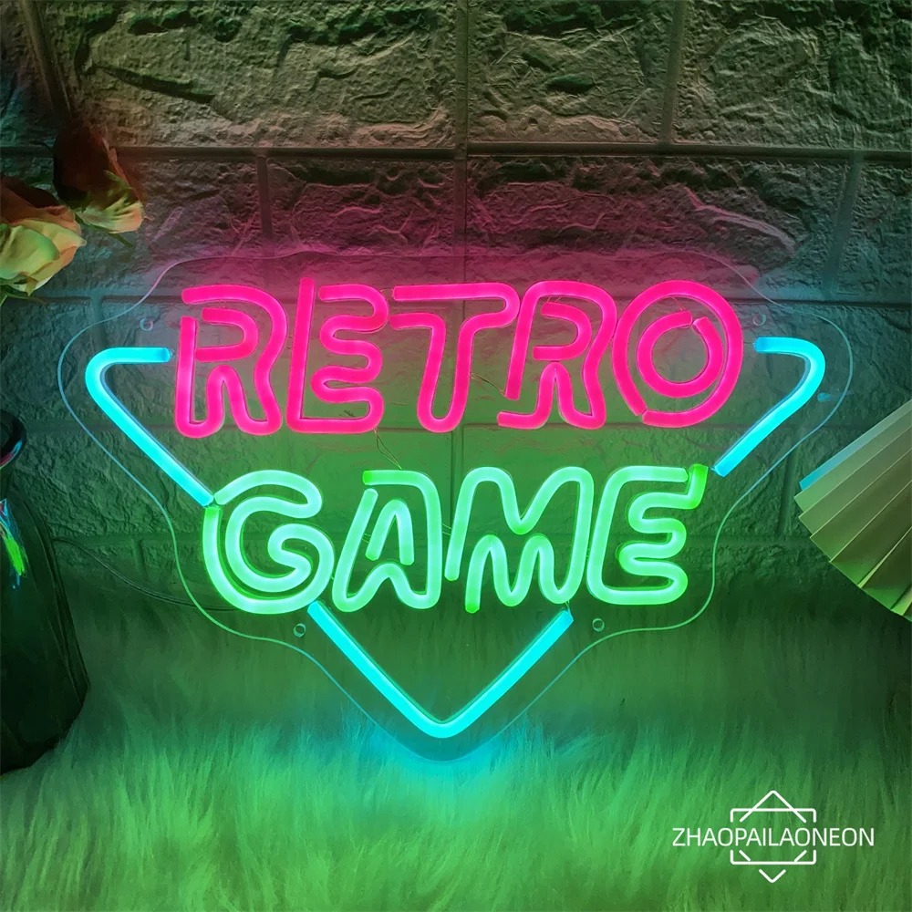 Gaming Neon Led Sign Game Room Wall Decor Neon Light Internet Arcade ...