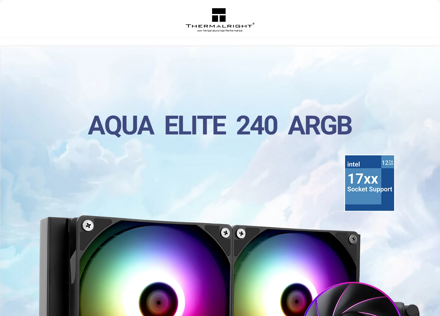 Thermalright AQUA ELITE 240/360 ARGB CPU Liquid Cooler Black 5V 3PIN ...