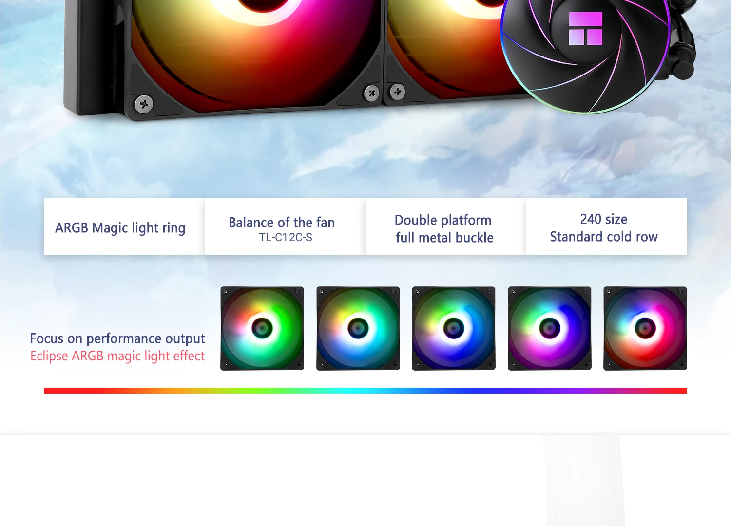 Thermalright AQUA ELITE 240/360 ARGB CPU Liquid Cooler Black 5V 3PIN ...