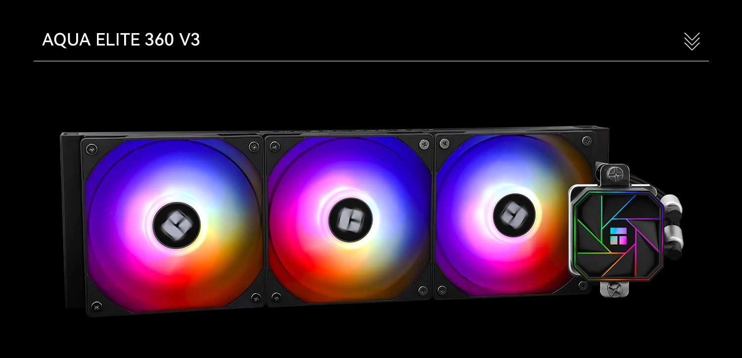 Thermalright Liquid CPU Cooler ARGB Fans , Double PWM with S-FDB ...