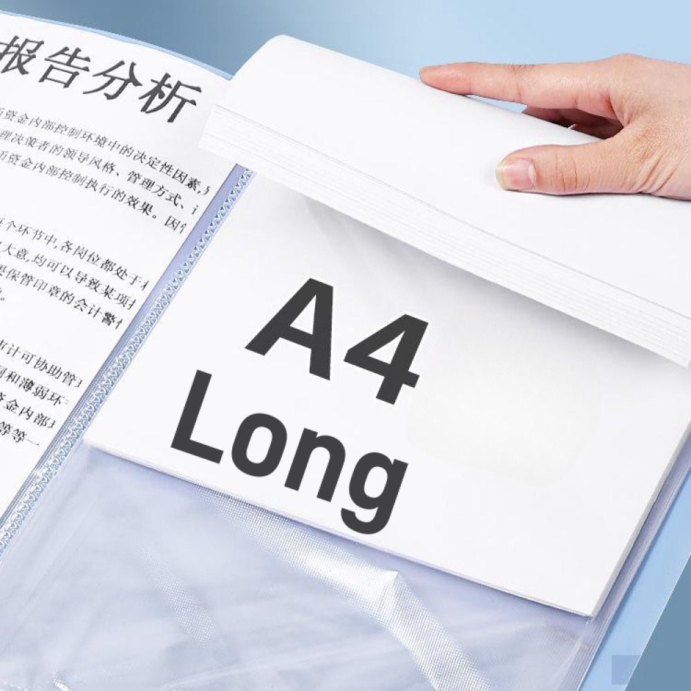 Clear Book Long Document Organizer Expanding Folde File Organizer ...