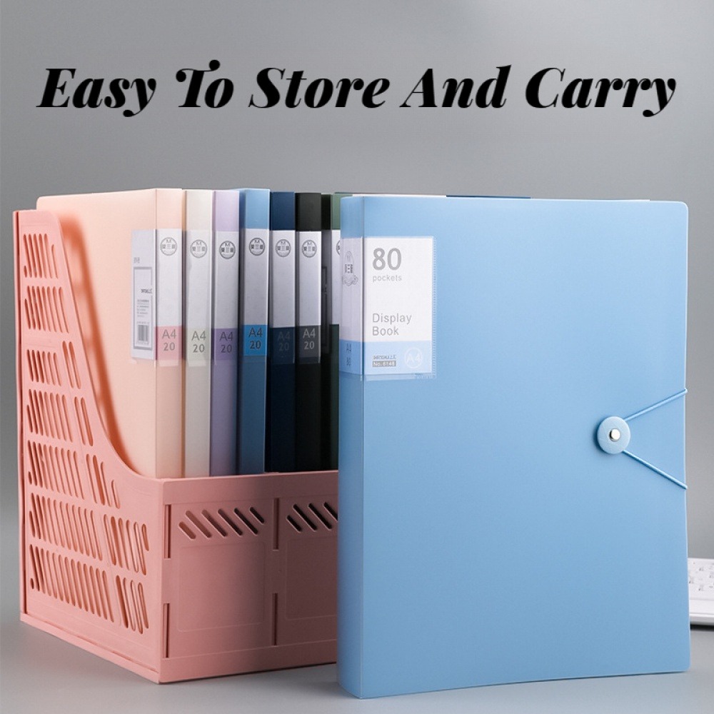 Clear Book Long Document Organizer Expanding Folde File Organizer ...