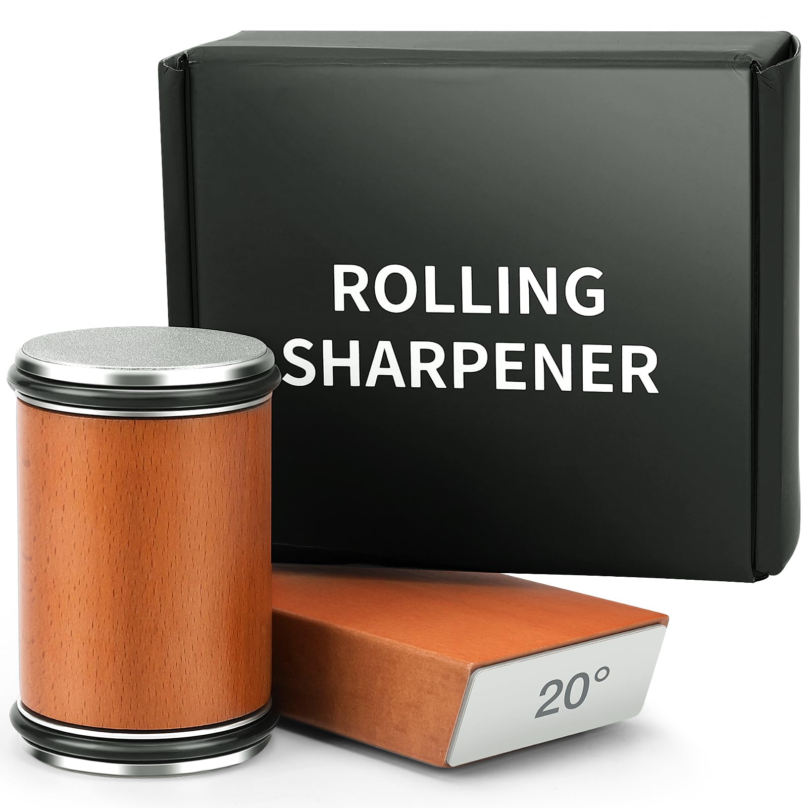 Rolling Knife Sharpener Kit for Straight Edge, Roller Knife Sharpening ...