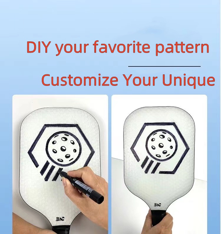 Borderless integrated pickleball paddle , DIY Blank ,Ultra light ...