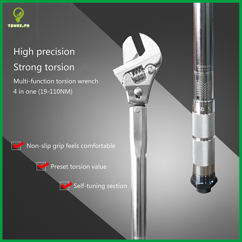 ZC 41CM 19-110NM Professional Grade Wrench Spanner with Changeable Head ...