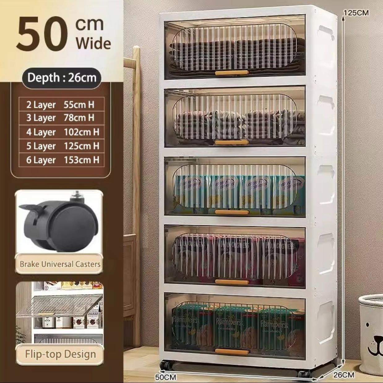 【FM-95】storage rack organizer with cover organizer light luxury style ...