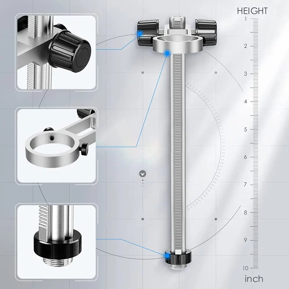 TOMLOV Digital Microscope Stand BR01, Universal Adjustable Holder ...