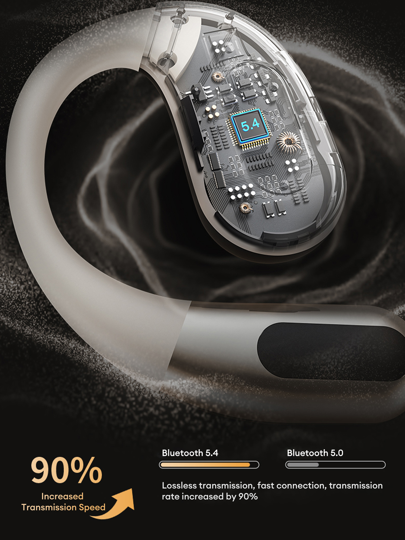 Monster AC330 Bluetooth Earphone HIFI Sound Quality Smart Touch Noise ...