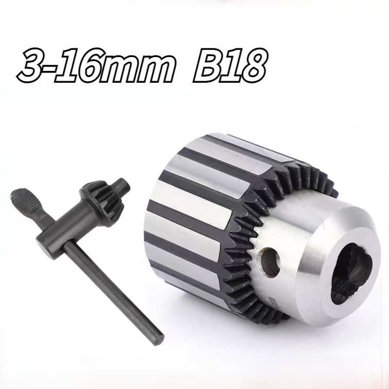 California 5mm - 20mm 3-16mm Drill Chuck B22 B18 :Heavy Duty with Key ...