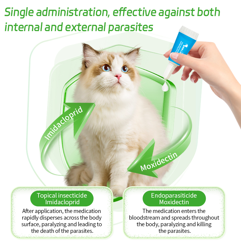 Xvet Dr Third-generation Spot-on Insecticide Deworm Cat Flea Cat Ear ...