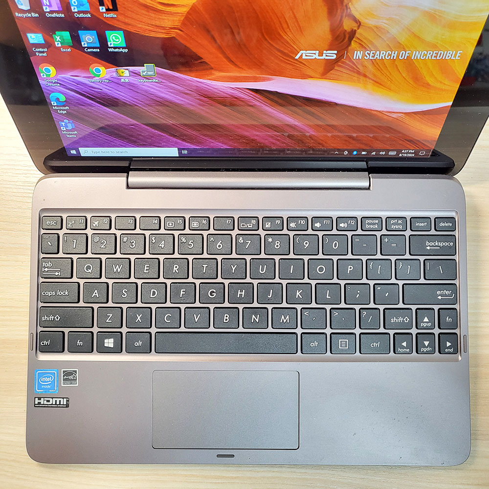 85% New Asus Mini Laptop 10 Inch Quad-Core Intel Z8500 Computer ...