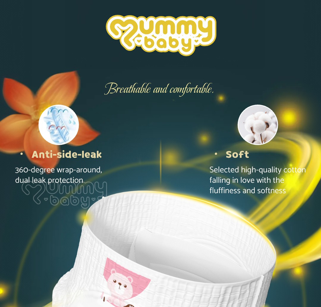 【MUMMY BABY】 Pull up pants/tape diapers 50 pieces baby diapers full ...
